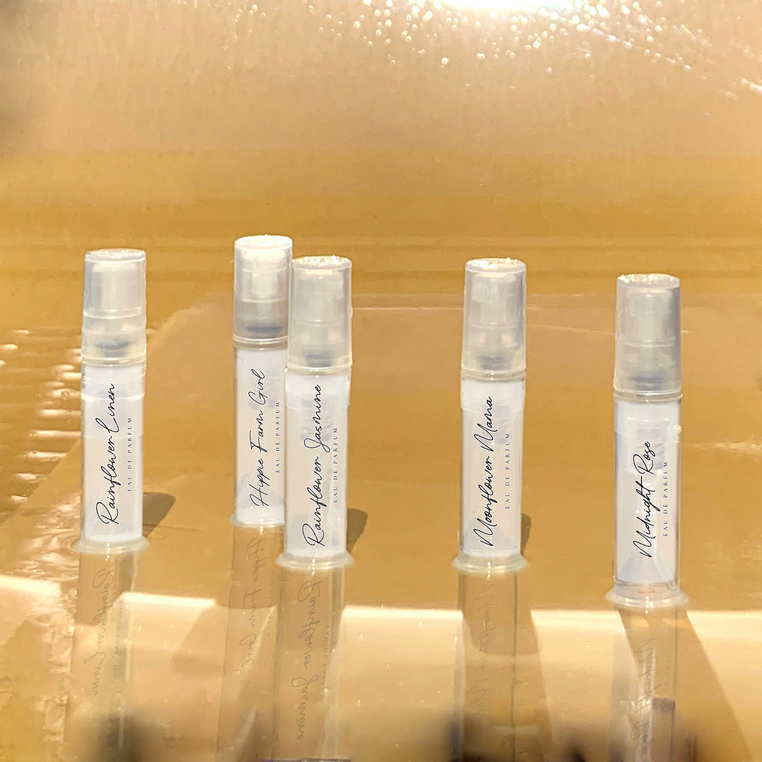 Sample Size Perfumes by Rainflower Studio | Made with love in the USA